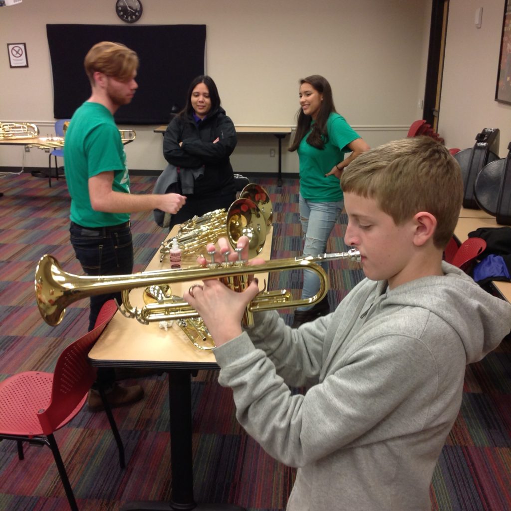 UNT Instrument Petting Zoo - DFWChild