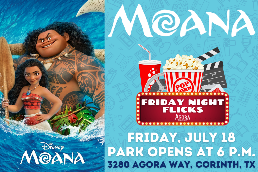 Friday Night Flicks: Moana - DFWChild